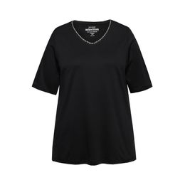 Ulla Popken T-Shirt Damen Gr&ouml;&szlig;e XL/XXL schwarz