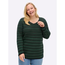 sheego Streifenpullover