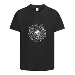 HUSKSWARE Shirt 'Herren T-Shirt mit Motivprint' male size M Black