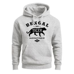 Neverless Sweatshirt 'Bengal Tiger' Herren Gr&ouml;&szlig;e L grau