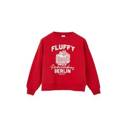 s.Oliver Sweatshirt M&auml;dchen Gr&ouml;&szlig;e 146 hellbeige / rot