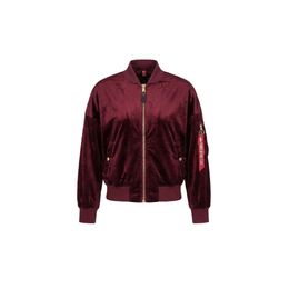 Alpha Industries &Uuml;bergangsjacke Damen Gr&ouml;&szlig;e M burgunder Sommerjacke