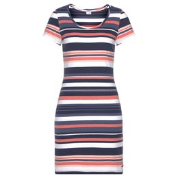Kangaroos Shirtkleid Damen Gr&ouml;&szlig;e 42 dunkelblau / apricot Sommerkleid