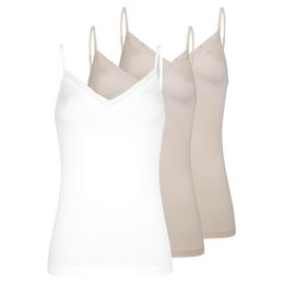 Mey Unterhemd 'Modal Lace' Damen Gr&ouml;&szlig;e XL beigemeliert