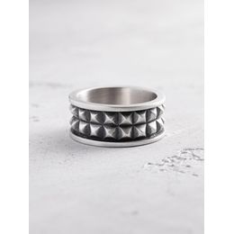 REYTEL Ring 'STRUCHTUR' male size 63 Silver
