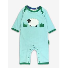 Toby Tiger Strampler/Body 'Kuschelschaf-Applikation' Jungen Gr&ouml;&szlig;e 68 himmelblau