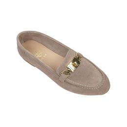 Desa Slipper Damen Gr&ouml;&szlig;e 40 taupe Sommerschuhe