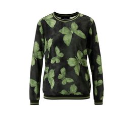Aniston Selected Bluse Damen Gr&ouml;&szlig;e M gr&uuml;n / schwarz