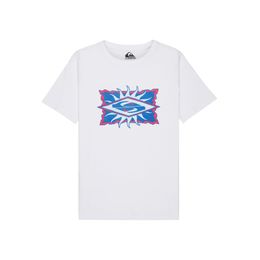 Quiksilver Shirt 'Starfish Stamp' boy size 128/134 Blue / Light blue / Red / White