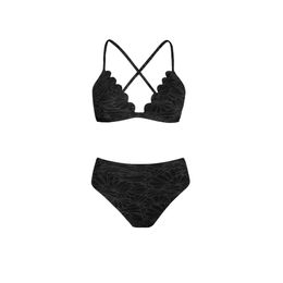 Cupshe Bikini 'DAA12C2L007AA' Damen Gr&ouml;&szlig;e XL schwarz