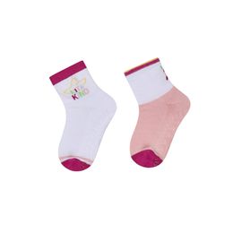 Sterntaler Socken M&auml;dchen Gr&ouml;&szlig;e 24 fuchsia / wei&szlig;