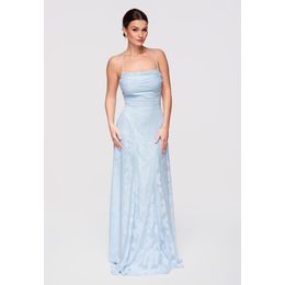 Ombre Evening Dress 'LA-OM-DLR307' female size 38 Pastel blue