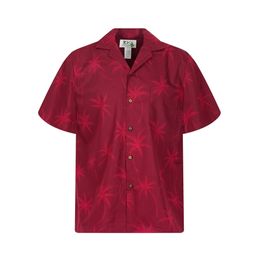 KY's Button Up Shirt 'Palmshadow' male size XXL Red