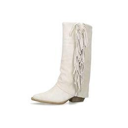MANFIELD Boots female size 42 Off white