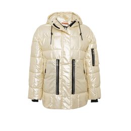 Cipo & Baxx Cipo & Baxx Winterjacke 'WM142 ', Steppjacke, tailliert, bequem, Zwei seitliche Zipper-Taschen Damen Gr&ouml;&szlig;e L beige