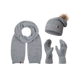 Rock Creek M&uuml;tze Damen Gr&ouml;&szlig;e 55/60 hellgrau