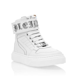 Philipp Plein Sneaker 'Gothic' Jungen Gr&ouml;&szlig;e 25 wei&szlig;