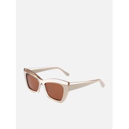 Ferragamo Sonnenbrille Damen Gr&ouml;&szlig;e 54 beige