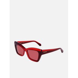 Ferragamo Sonnenbrille Damen Gr&ouml;&szlig;e 54 rot