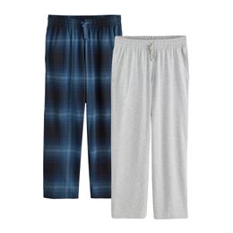 next Pyjamahose Herren Gr&ouml;&szlig;e S blau / navy / graumeliert
