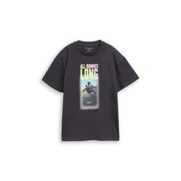 Tom Tailor T-Shirt Jungen Gr&ouml;&szlig;e 164 hellblau / neongelb / dunkelgrau / rosa