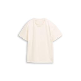 Tom Tailor T-Shirt Jungen Gr&ouml;&szlig;e 140 creme / t&uuml;rkis