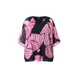 Ulla Popken Tunika Damen Gr&ouml;&szlig;e M/L hellpink / schwarz