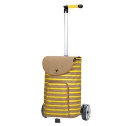 Andersen Shopper Einkaufstrolley 'Eske' Herren Gr&ouml;&szlig;e One Size hellbraun / gelb
