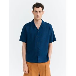 thinking mu Button Up Shirt male size S Blue