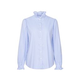 Seidensticker Bluse Damen Gr&ouml;&szlig;e XL hellblau / wei&szlig;