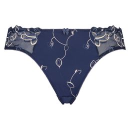 Hunkem&ouml;ller Hunkem&ouml;ller Slip 'Diva' Damen Gr&ouml;&szlig;e XL nachtblau / wei&szlig;