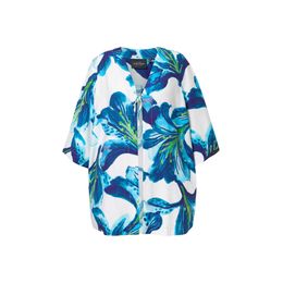 Ulla Popken Jacke Damen Gr&ouml;&szlig;e L/XL hellblau / dunkelblau / hellgr&uuml;n / wei&szlig; Sommerjacke