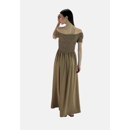 Elara Kleid Damen Gr&ouml;&szlig;e 34/42 karamell Sommerkleid