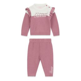 Guess Set M&auml;dchen Gr&ouml;&szlig;e 80 rosa / wei&szlig;