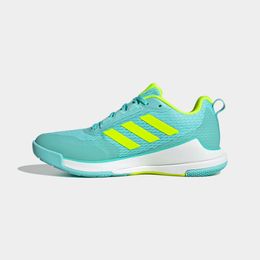 adidas Performance Sportschuh Damen Gr&ouml;&szlig;e 42.5 hellblau / neongr&uuml;n / wei&szlig;