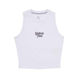 Volcom Top 'Stoneher' Damen Gr&ouml;&szlig;e L pastelllila / schwarz