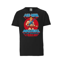 logoshirt T-Shirt 'MOTU - He-Man' Damen Gr&ouml;&szlig;e 4XL schwarz