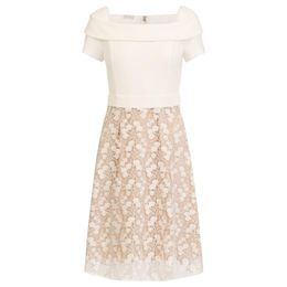 Kraimod Cocktailkleid Damen Gr&ouml;&szlig;e 34 nude / wei&szlig;