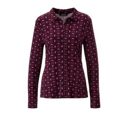 Aniston Selected Bluse Damen Gr&ouml;&szlig;e XL beere / dunkellila / schwarz