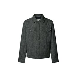Pepe Jeans Jacke 'Jerome' Herren Gr&ouml;&szlig;e L dunkelgrau / schwarz / wei&szlig; Sommerjacke