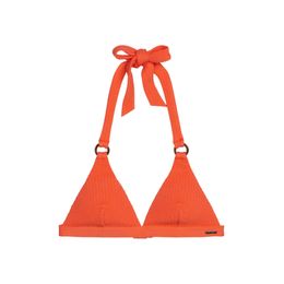 Marc O'Polo Marc O'polo Triangel-Bikini-Top ' Firecracker Floral ' Damen Gr&ouml;&szlig;e 75 orange