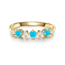 Glanzst&uuml;cke M&uuml;nchen Ring Damen Gr&ouml;&szlig;e 58 blau / goldgelb