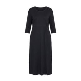 Ulla Popken Kleid Damen Gr&ouml;&szlig;e 46/48 schwarz Sommerkleid