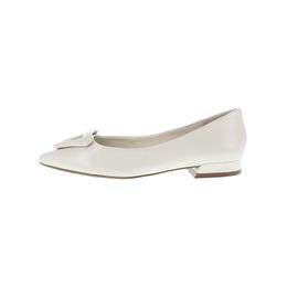 Xaver Luis Schuhmanufaktur Ballerina 'MESSINA - edle Ballerinas mit Schmuckteil' Damen Gr&ouml;&szlig;e 37 elfenbein Sommerschuhe