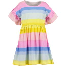 Blue Seven Kleid M&auml;dchen Gr&ouml;&szlig;e 104 pastellblau / gelb / rosa / wei&szlig;