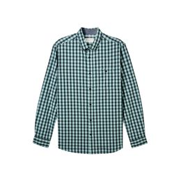 TOM TAILOR Button Up Shirt male size M Mint / Black