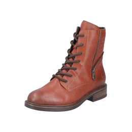 Rieker Lace-Up Ankle Boots female size 39 Auburn