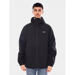 HUF &Uuml;bergangsjacke 'Set Shell Jacket -- Men's Black Hooded Jacket Men' Herren Gr&ouml;&szlig;e XL schwarz Sommerjacke