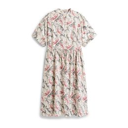 Tommy Hilfiger Curve Kleid Damen Gr&ouml;&szlig;e 50 creme / nachtblau / blutrot Sommerkleid