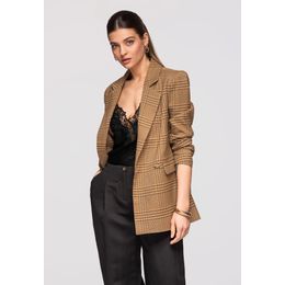 Ombre Blazer Damen Gr&ouml;&szlig;e 36 hellblau / schwarz